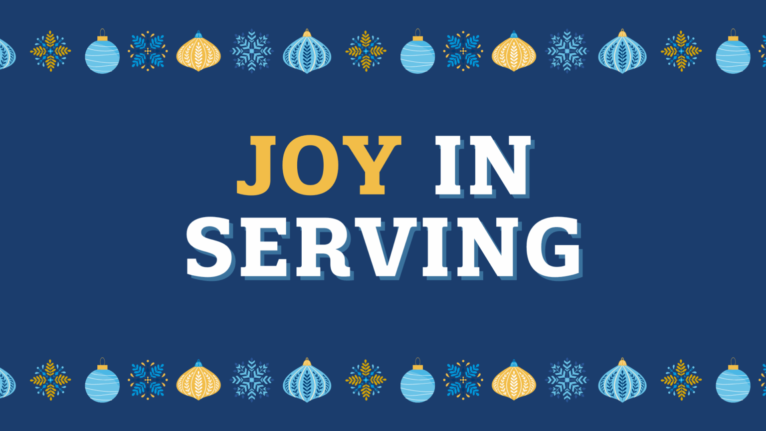 JOY in Serving: Holiday Missions - ShareChurch