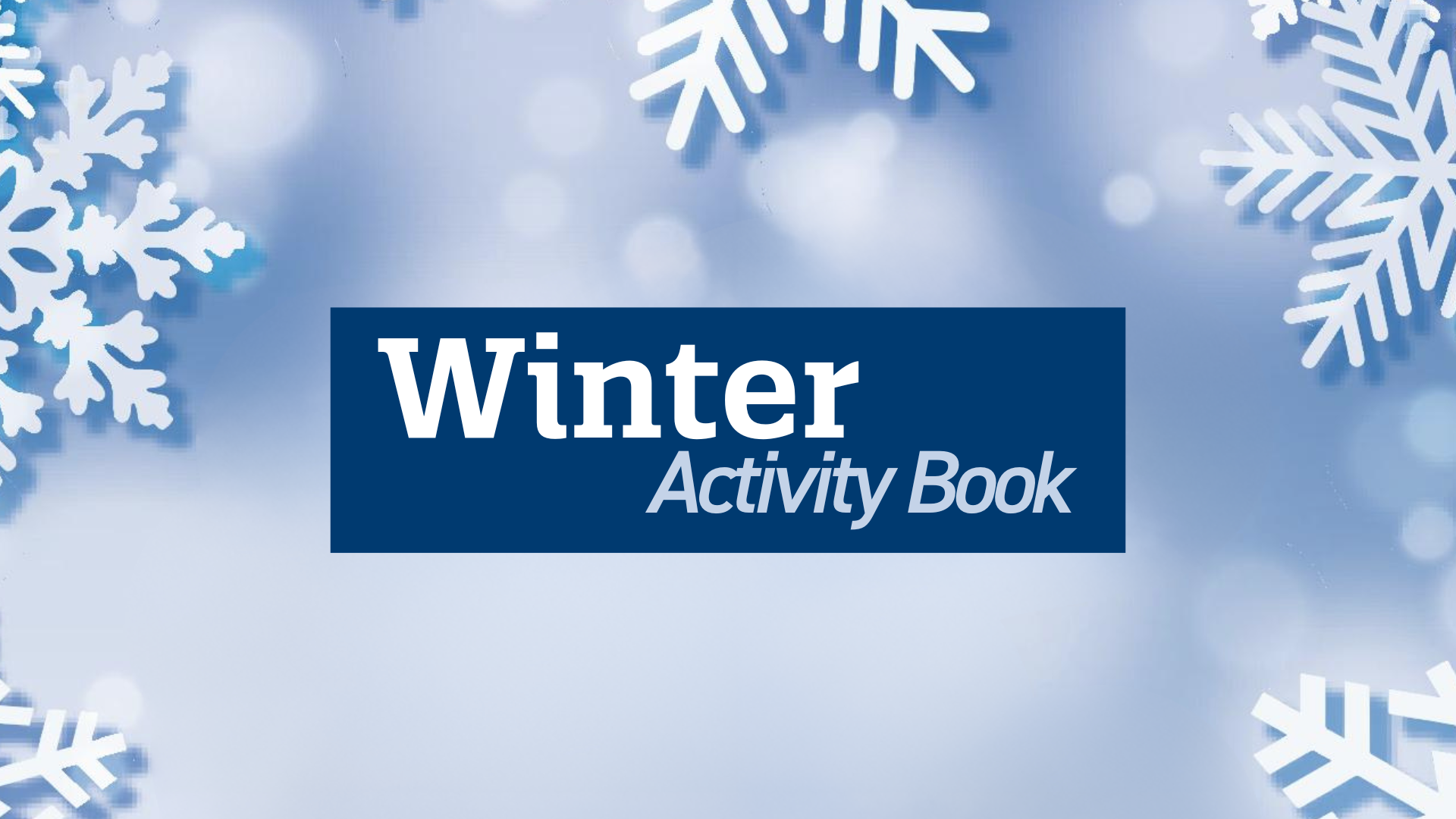 Winter Activity Booklet - ShareChurch